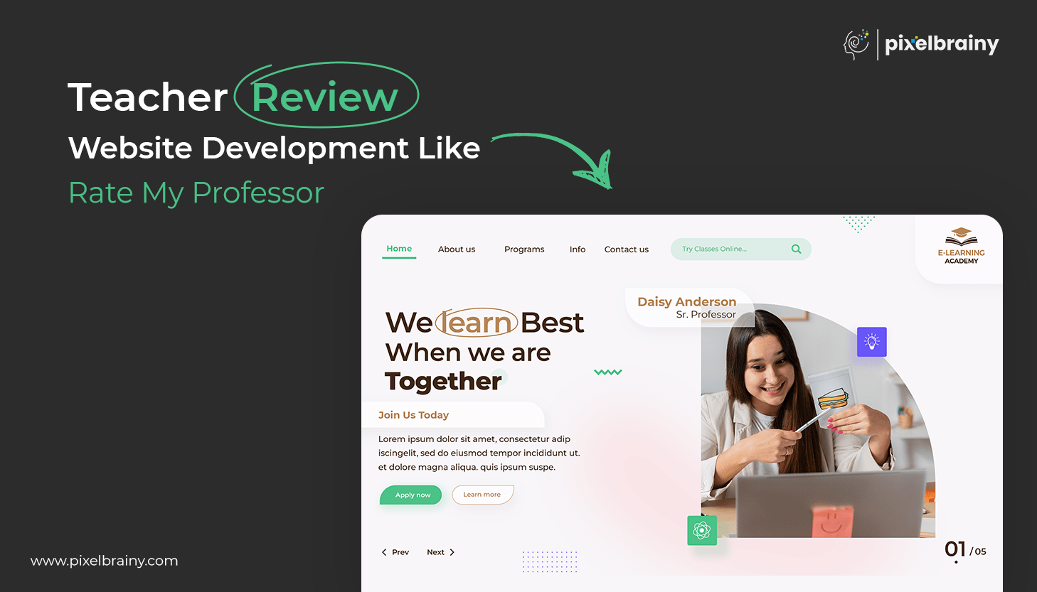 Teacher Review Website Development Like Rate My Professor